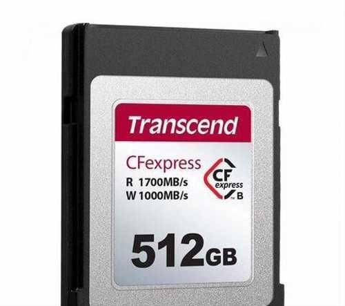 Карта памяти Transcend CFExpress Type B 512GB r/w