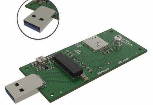 Модем Fibocom L850 USB с агрегацией и а нтенной 5d