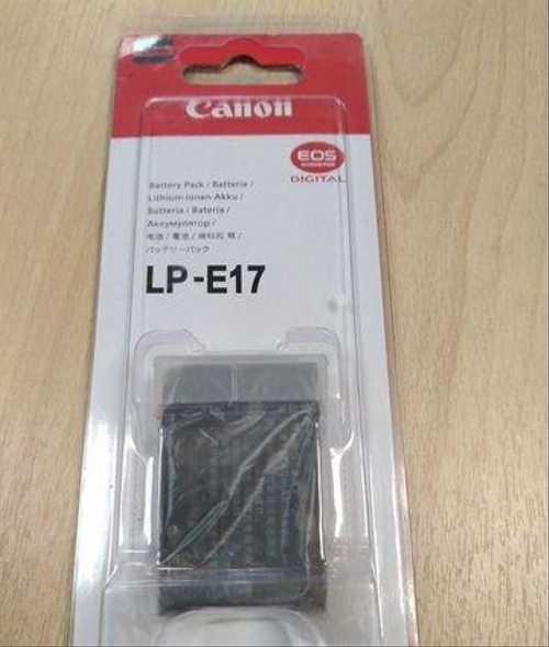 Аккумулятор Canon LP-E17 (новый, original)