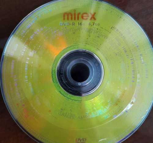 Диски DVD-R Mirex 16x4,7GB