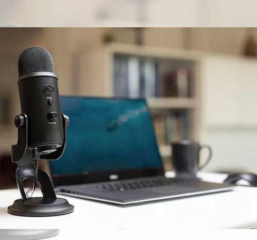 Микрофон Blue Yeti Blackout черный