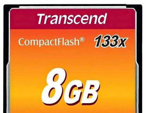 Карта памяти Transcend CompactFlash 8GB 133x Ultra