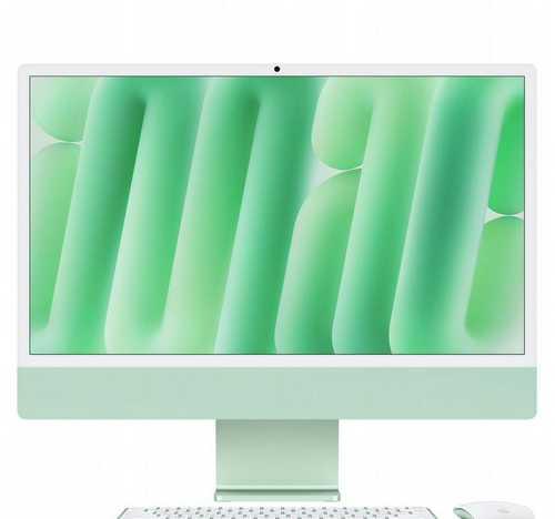 iMac 24 M4 10C/10C/16GB/512GB MWV03, зеленый