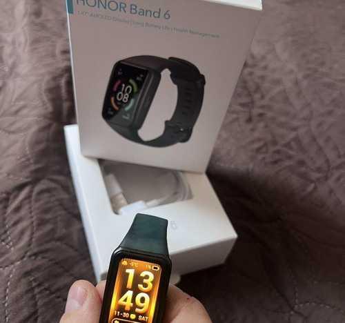 SMART часы honor band 6