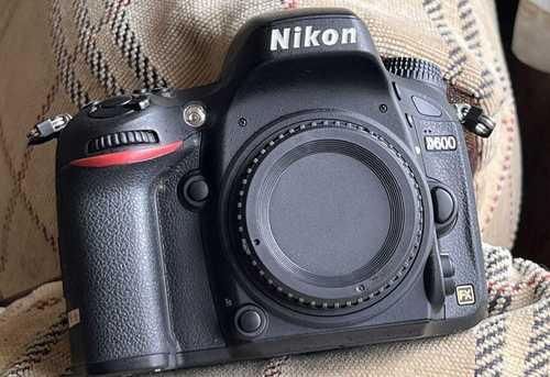 Nikon D600 Body пробег 3 000 кадров