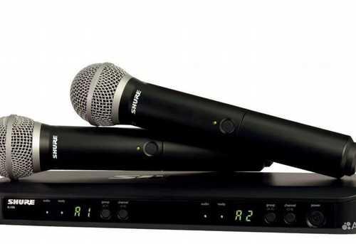 Shure BLX288E/PG58-M17 вокальная радиосистема