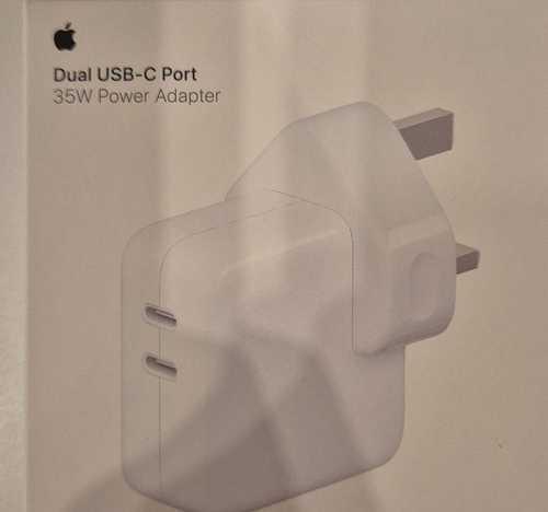 Apple Dual USB-C Port 35W Power Adapter