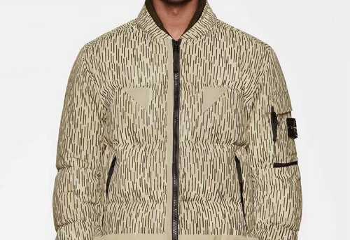 Пуховик Stone island rain camo reflective