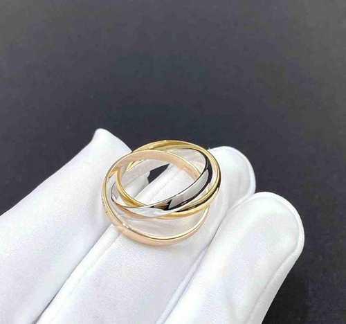 Золотое кольцо Cartier Trinity