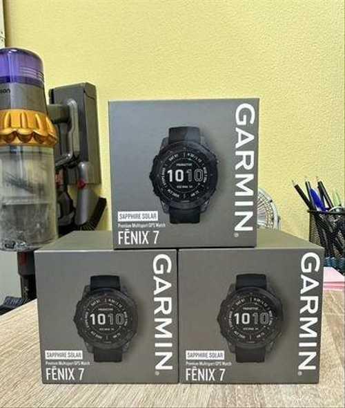 Garmin fenix 7 Sapphire Solar DLC Carbon Grey Ti