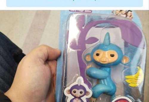 Детские развивающие игрушки обезьянка на палец