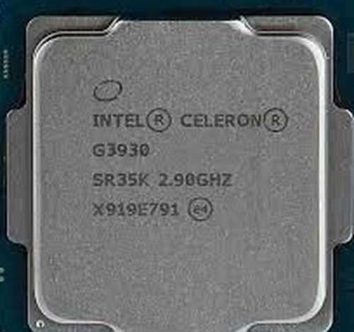 Процессор intel Celeron g3930