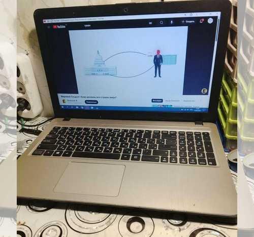 Ноутбук asus на запчасти