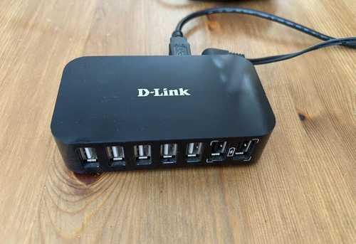 USB хаб d-link dub-h7