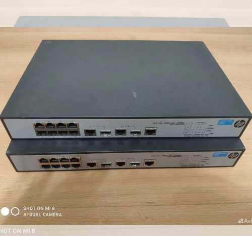 Свич коммутатор HP 1910-8-PoE+ Switch JG537A