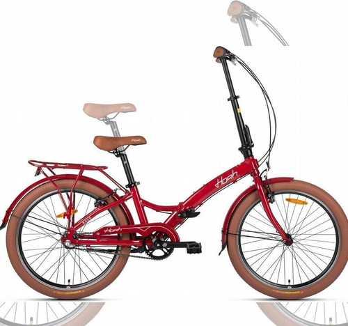 Велосипед horh kayo 24N3V 24" (2024) Dark Red