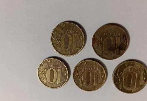 Монеты 10р. ммд 2012 год