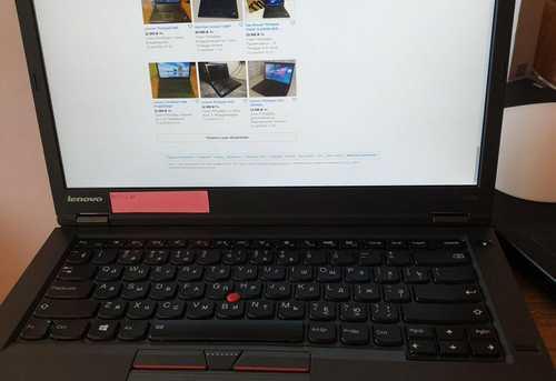 13.1" Lenovo THINKPAD T440p, 256 ГБ, Core i5-4300M, RAM 16 ГБ, Intel HD Graphics 4600