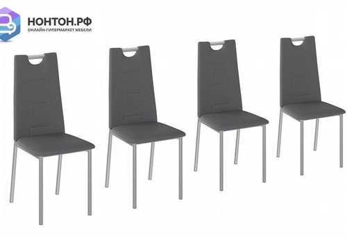 Комплект стульев Орлеан серый / хром
