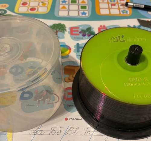 Чистые болванки DVD-R 1x-16x