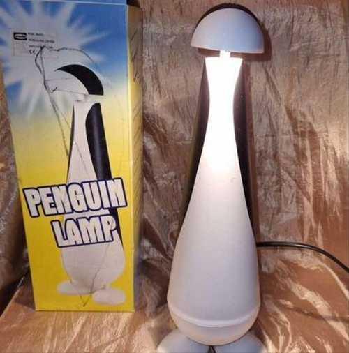 Новая лампа настольная пингвин
