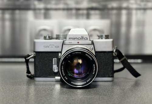 Minolta SRT-101 + MC rokkor-PF 58MM F/1.4