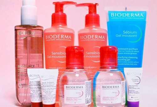 Bioderma, biotherm - уход для лица