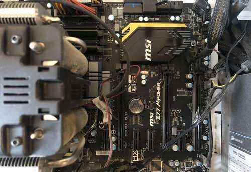 Игровой компьютер MSI Z77power, I5-2500K, 8GB, бп