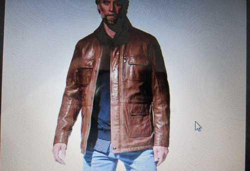Кожаная куртка мужская новая бренд walbusch