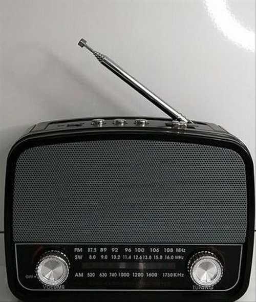 С) Радиоприемник Haoning HN-291UTA black (426)
