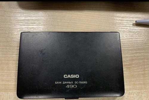 Casio банк данных DC-7500RS