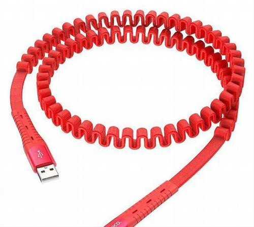 Кабель USB Type-C hoco U78 Cotton elastic 3.0A 1.2