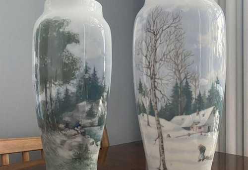Уникальные парные вазы. Karl Ens. Германия