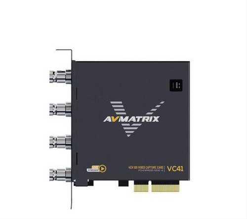 Плата видеозахвата avmatrix VC41 4CH 3G-SDI pcie