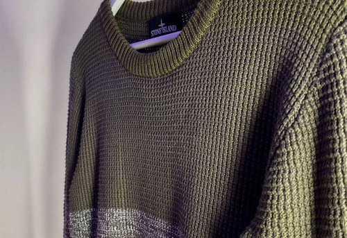 Свитер Stone Island зеленый градиент