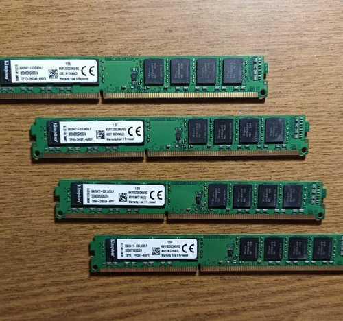 32 Гб DDR3 (8 Гбх4) память для компа 1333 Мгц