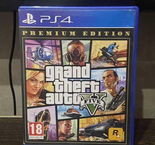 GTA5 ps4 диск