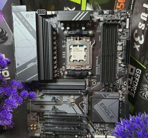 Комплект b650   r7 9700X   64gb