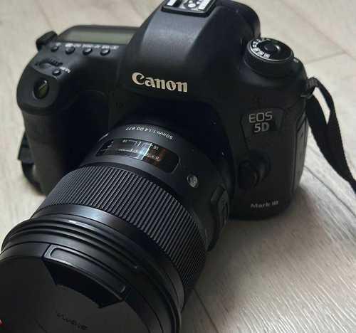 Canon EOS 5D Mark III   Объектив Sigma AF 50мм art