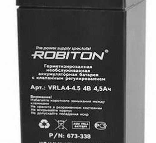 Аккумулятор robiton vrla4-4.5 4В 4.5Ач
