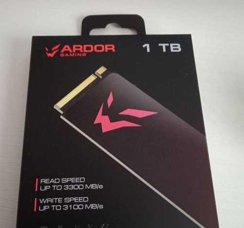 Ardor gaming ally ssd m.2 1тб новый   радиатор