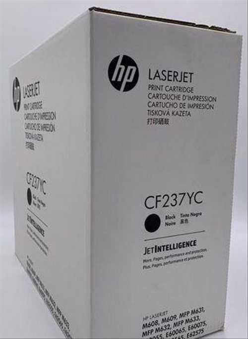 HP cf237yc картридж черный (оригинал + коробка)