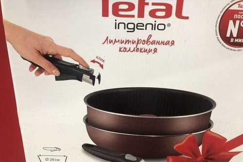 Набор сковород tefal ingenio (новый/с ручкой)
