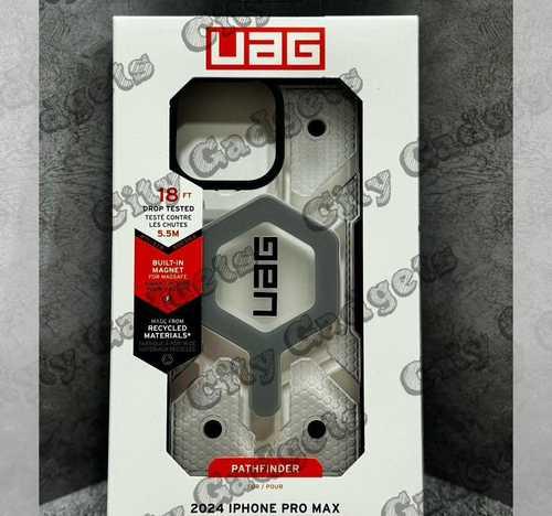 Чехол Uag Pathfinder iPhone 16 Pro Max Ice