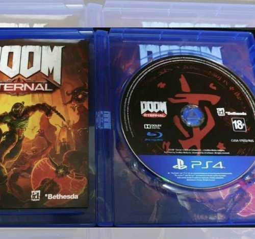 Диски на ps4 doom eternal