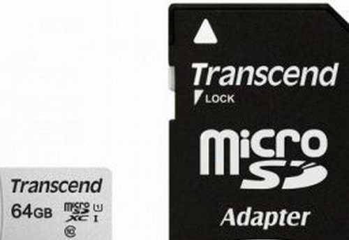 Карта MicroSD Transcend 300S на 64GB