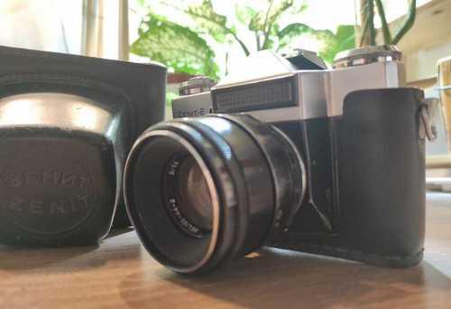 Пленочный фотоаппарат Zenit-E + Гелиос на Nikon