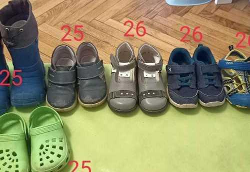 Ботинки, сапоги, сандали 25 и 26 размер
