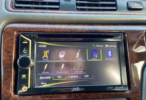 2 din Магнитола jvc kw-v20bt
