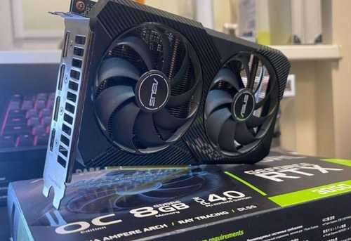 Видеокарта Asus GeForce RTX 3050 Dual OC 8GB